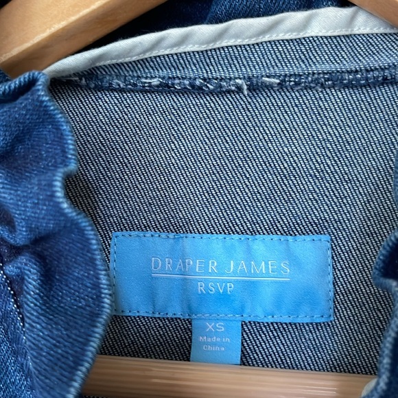 Draper James | Jackets & Coats | Draper James Ruffled Denim Jacket In ...